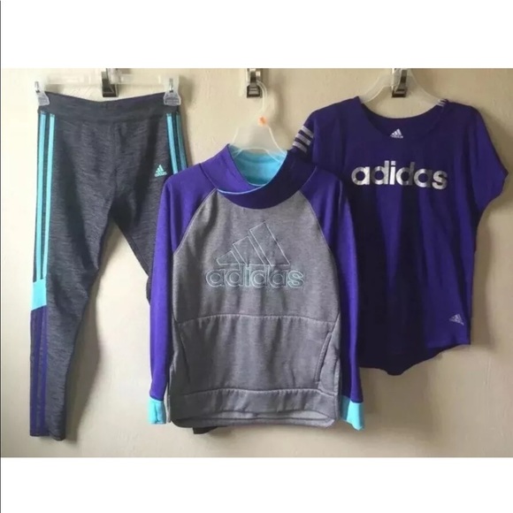 adidas | Matching Sets | Girls Adidas 3pc Matching Outfit Set 12 | Poshmark